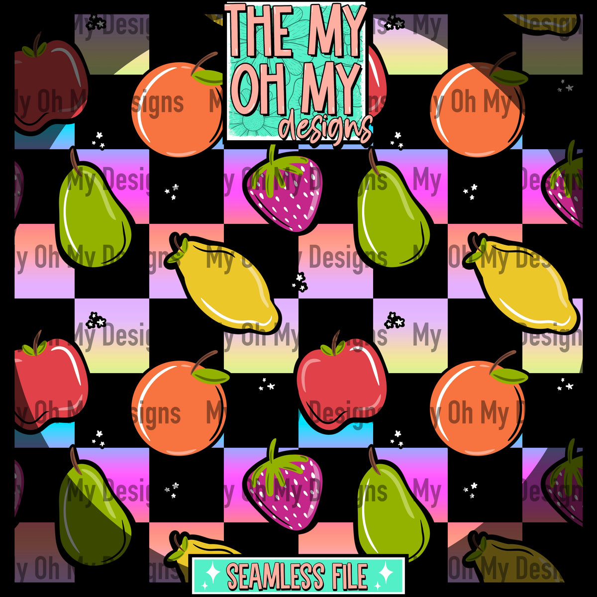 Fruit - Seamless File – Kay Michelle Art
